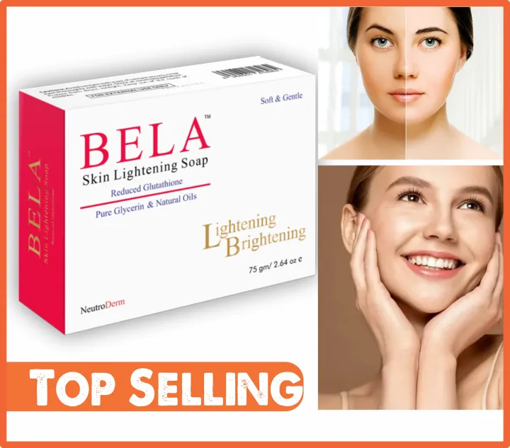 BELA SKIN LIGHTENING SOAP 75gm | WITH REDUCED GLUTATHIONE | PURE ...