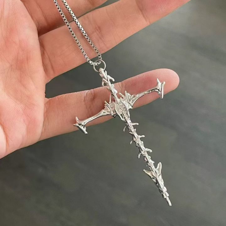【Amazing Discounts】Trendy Design Cross Necklace for Women, Spicy Girl ...