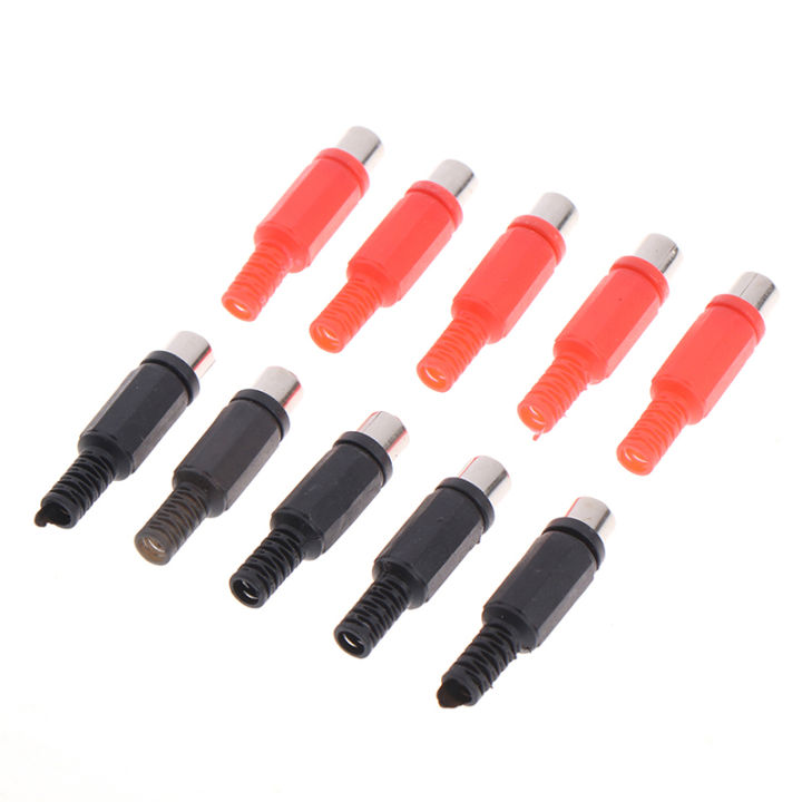 50V 0.5A RCA Audio Connectors Female Welding Jack Cold Pressure Socket ...