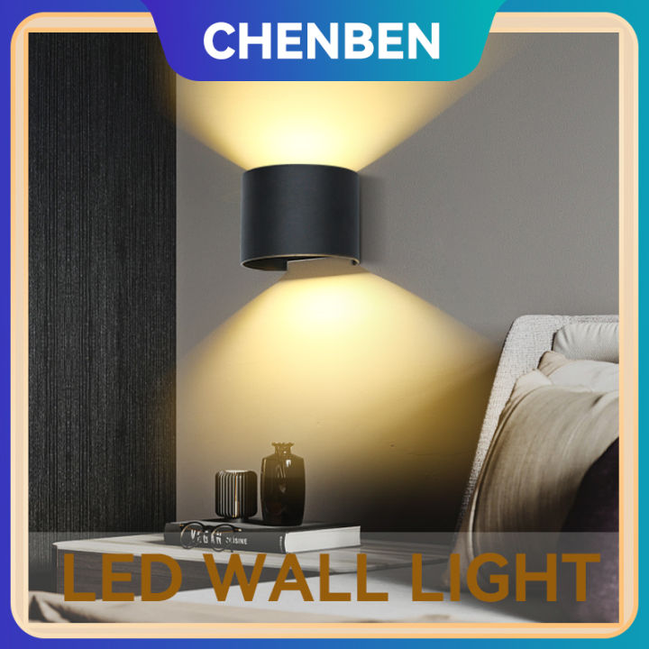Waterproof IP65 Led Fancy Wall Lights for Bedroom Modern Black Body ...