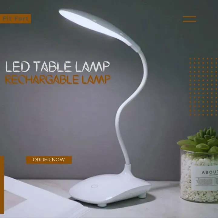 Portable 360-Degree Adjustable LED Desk Lamp for Student Eye Protection ...