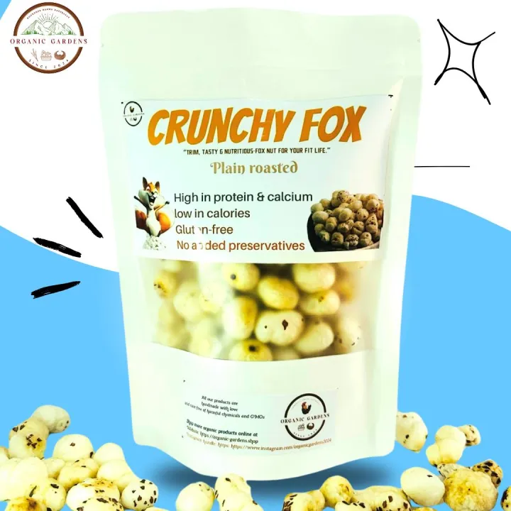 Makhana Crunchy Fox Plain Roasted 50 grams | Daraz.pk