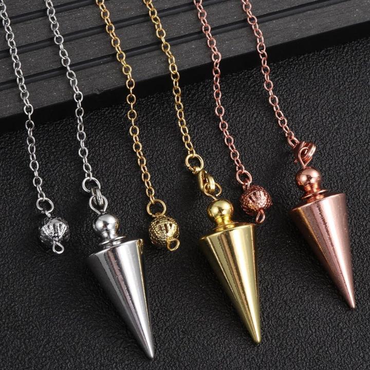 Metal Dowsing Pendulum for Divination Antique Copper Shuttle Spiritual ...