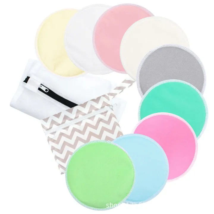Natural bamboo fiber three-layer waterproof feeding bra pad, anti ...