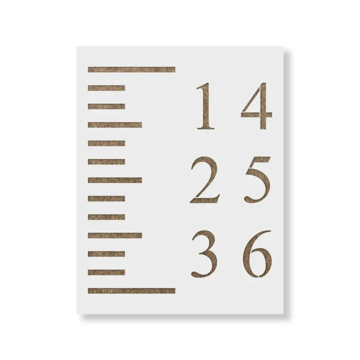 Growth Chart Stencil | Daraz.pk