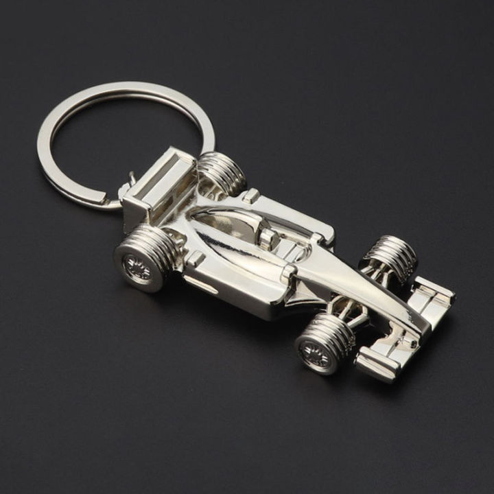F1 Keychain Racing Activity Gift Personality Pendant Key Buckle Silver ...