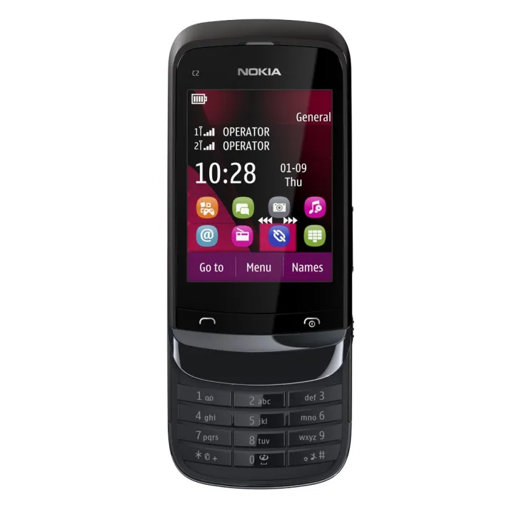 Nokia C2-03 Dual Sim PTA Approved Touch & Type Slider Phone (USED ...
