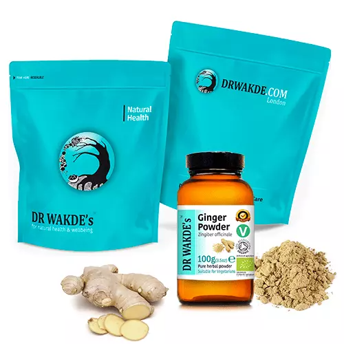 DR WAKDE'S Organic Ginger Powder | Pure, Raw & Dried Powder | Ayurvedic ...