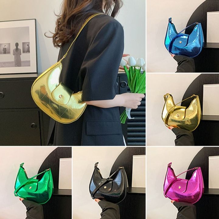 PU Leather Shoulder Bag Versatil Underarm Bags Handbags Female | Daraz.pk