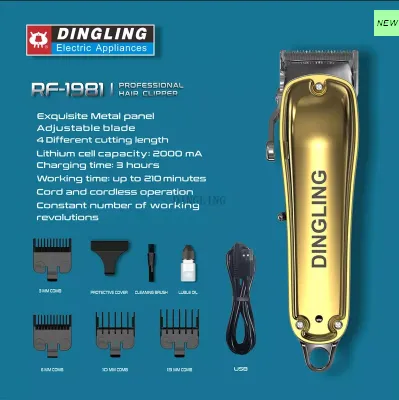 Dingling Professional Hair Clipper RF-1981 | Daraz.pk