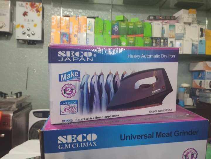 SECO Heavy Automatic Dry Iron | Daraz.pk