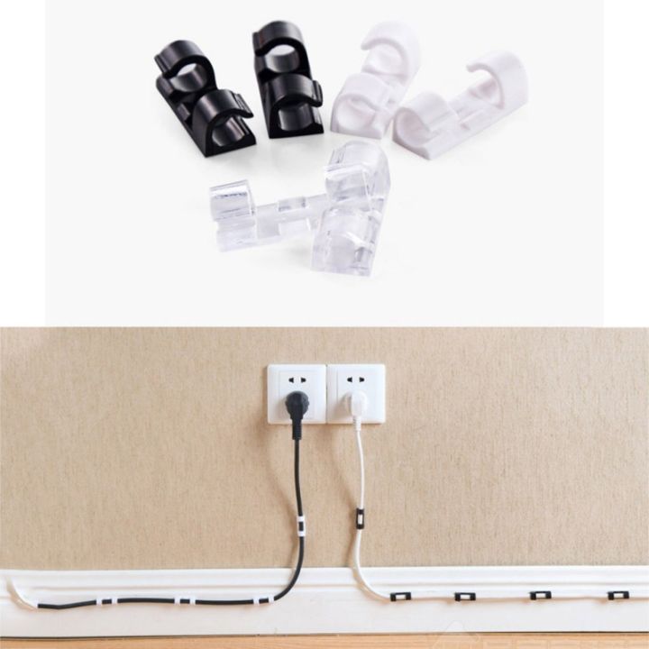 Wire Fixing Clamp Clip Desktop Wire Clear Up Clips Holder Clamps Cable ...
