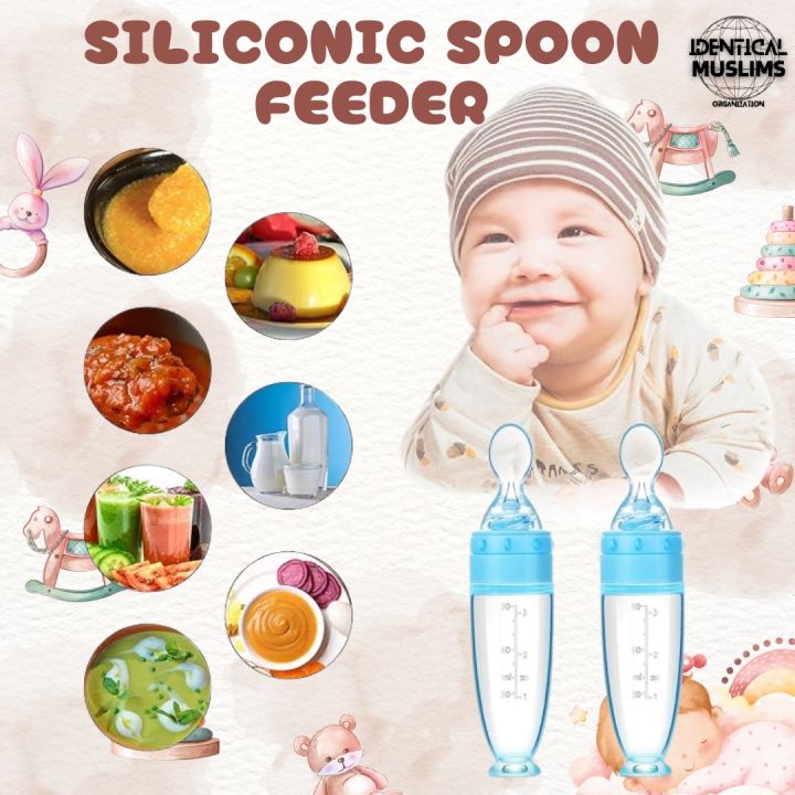 Silicone Spoon Feeder for Babies – BPA-Free, Leak-Proof, Mess-Free ...