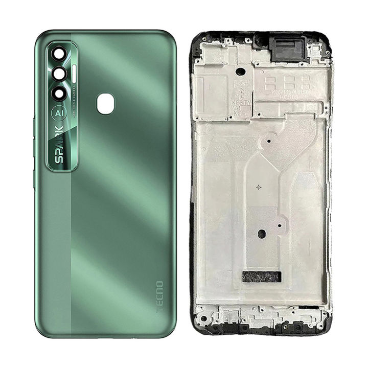 Tecno Spark 7 Pro Complete Back Back Body Casing Housing Replacement ...