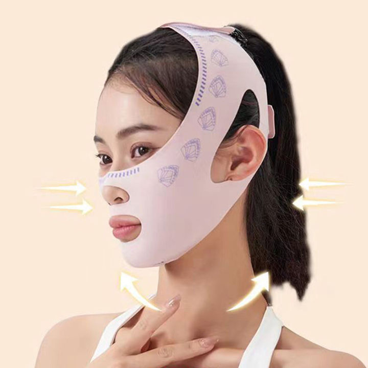 Facial Slimming Face Lift Up Band Mask Reduce Double Chin V-Line Shaping Bandage Lonni | Daraz.pk