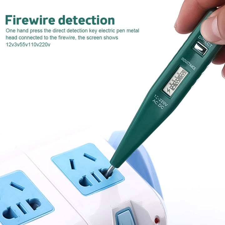 Digital Voltage Detectors Non Contact Tester Pen Current Electric ...