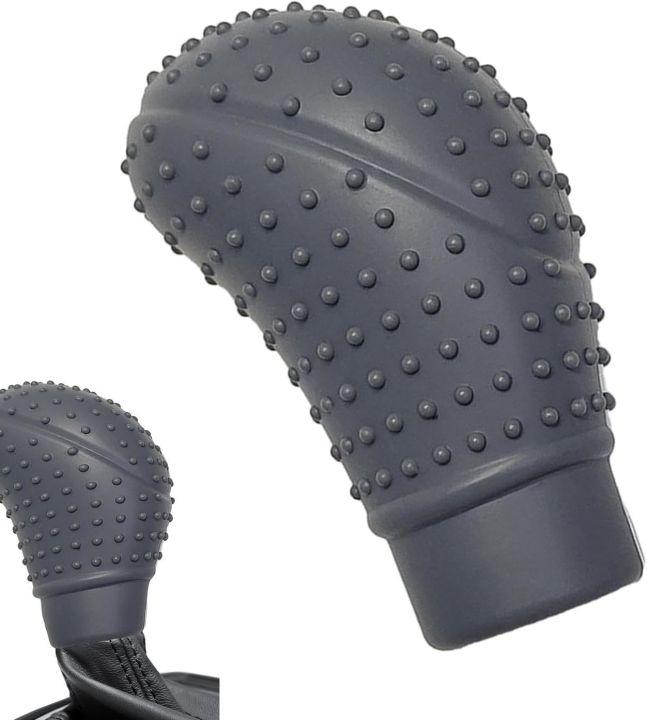Car Silicone 5 Speed OVAL Gear Stick Shift Knob Boots Cover Universal ...