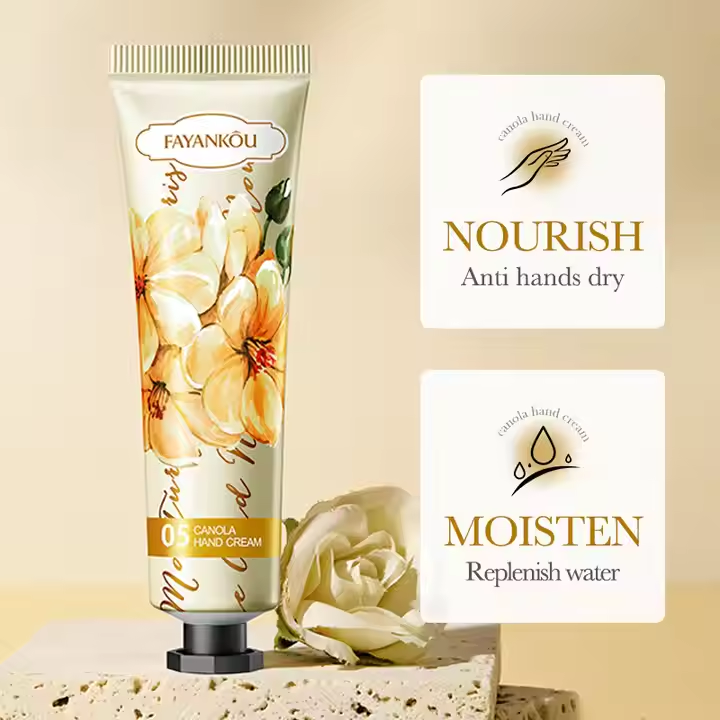 FAYANKOU 1 Piece Floral Hend Cream Brightening & Moisturizing ...