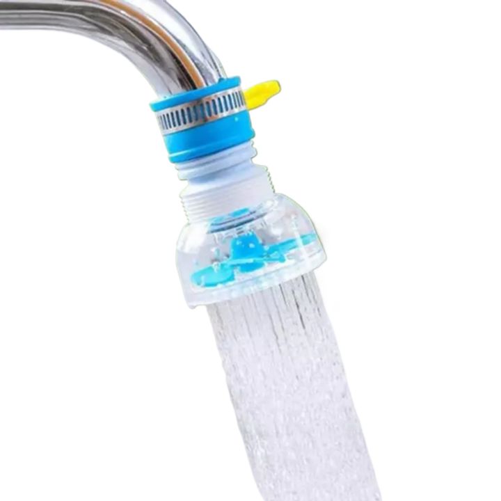 Plastic Fan Kitchen Shower Splash Fan Faucet Water-saving Filter Shower ...