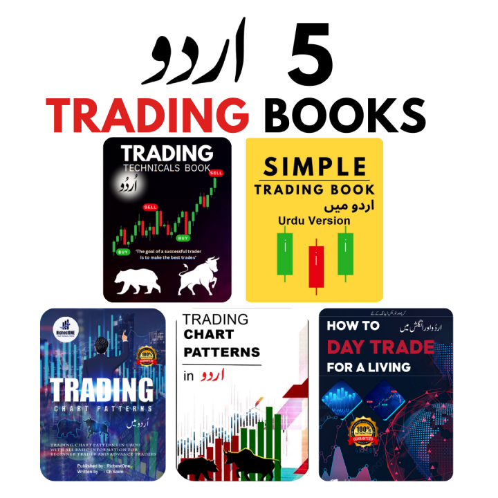 Set Of 5 Urdu Trading Books | Simple Trading Urdu | Trading Technical | Trading Chart Pattern ...