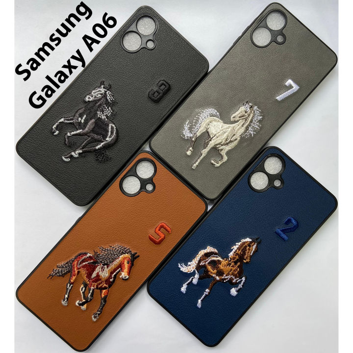 Samsung Galaxy A06 - Polo Embroidered over Faux Leather / Rexine Back ...
