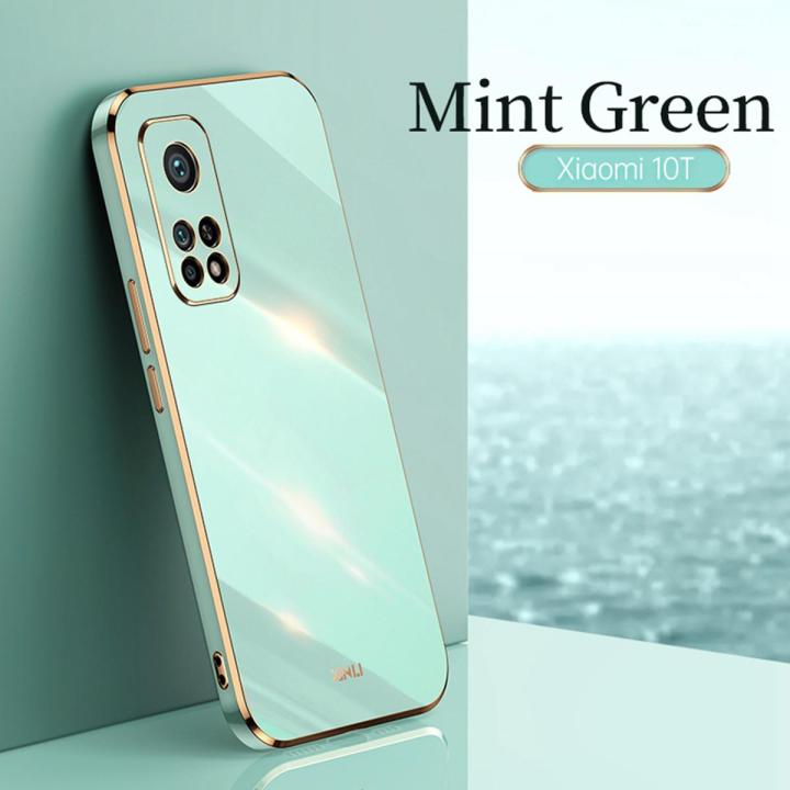 Luxury 6D Gold Plating Casing Xiaomi Mi 10T Pro 5g Soft TPU Case Xiomi ...