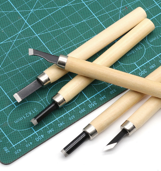 12-Pcs Professional Wood Carving Chisel Set for Artists – Precision ...