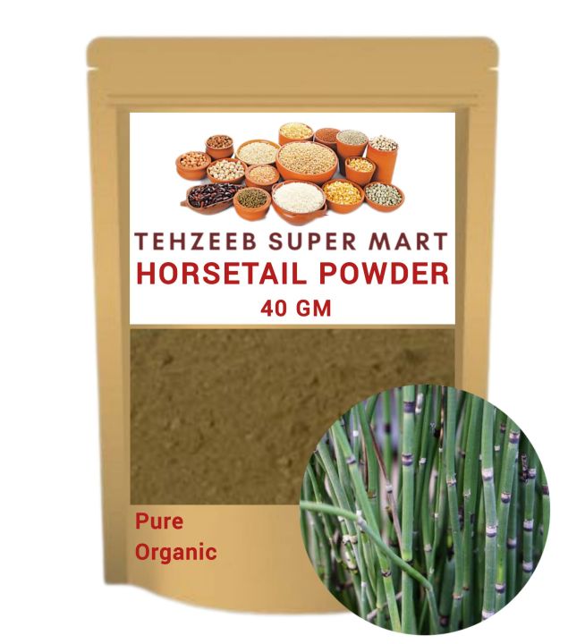 Horsetail Herb Powder | Organic Horse Tail | Dry HorseTail | 40 GM ...
