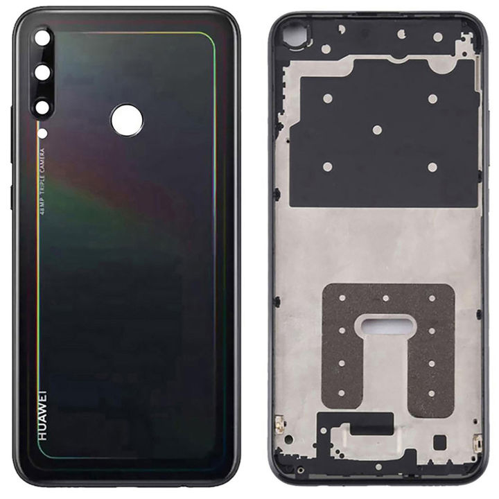Huawei Y7p Middle Frame Housing with Power Volume Buttons & Camera Lens ...