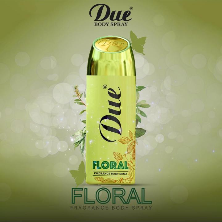 Due Fragrance Body Spray (Floral) 200 ML | Daraz.pk