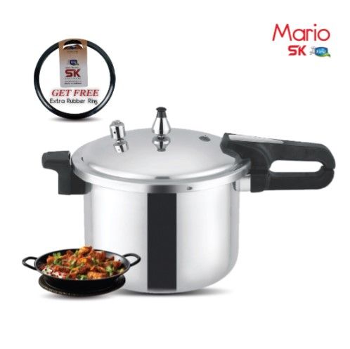 SK Cookware 5LTR Super Mario Pressure Cooker [Affordable Choice] Mirror ...