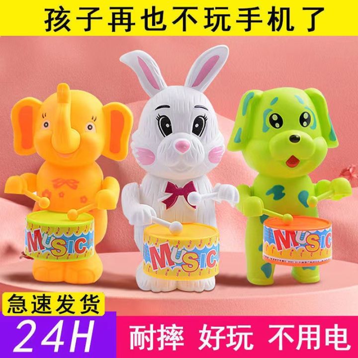 Children's Clockwork Toys, Drum Bunny, Winding Chicks, Caterpillars ...