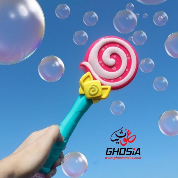 Children flashing lollipop Bubble Water wand Plastic Electric Music ...
