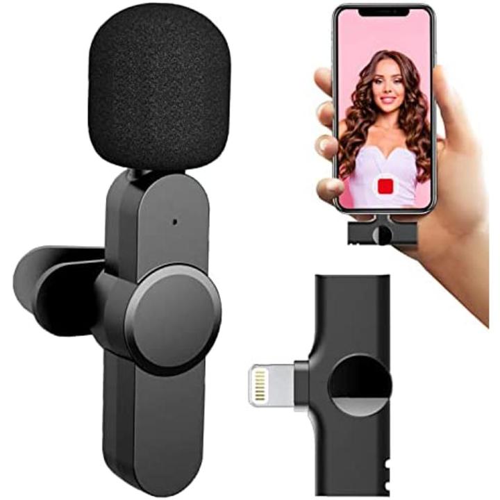 [ For Lightning IOs ] Wireless Microphone Mic Universal Plug & Play ...