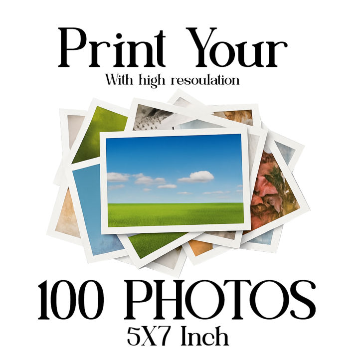 Personalized High-Quality Glossy Photo Prints 5x7 Inch | Customized ...