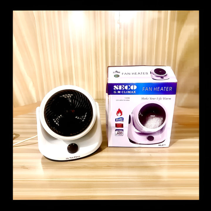 SECO SG.016 Mini Compact Fan Heater: 1200W Power with Adjustable ...