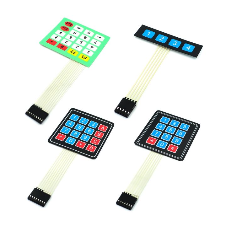 1*4 3*4 4*4 4*5 Matrix Array/matrix Keyboard 16 Key Membrane Switch ...