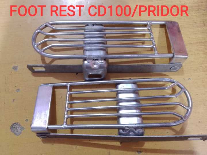 Footrest / paidan jali set / Fancy footrest for cd 100 / honda pridor ...
