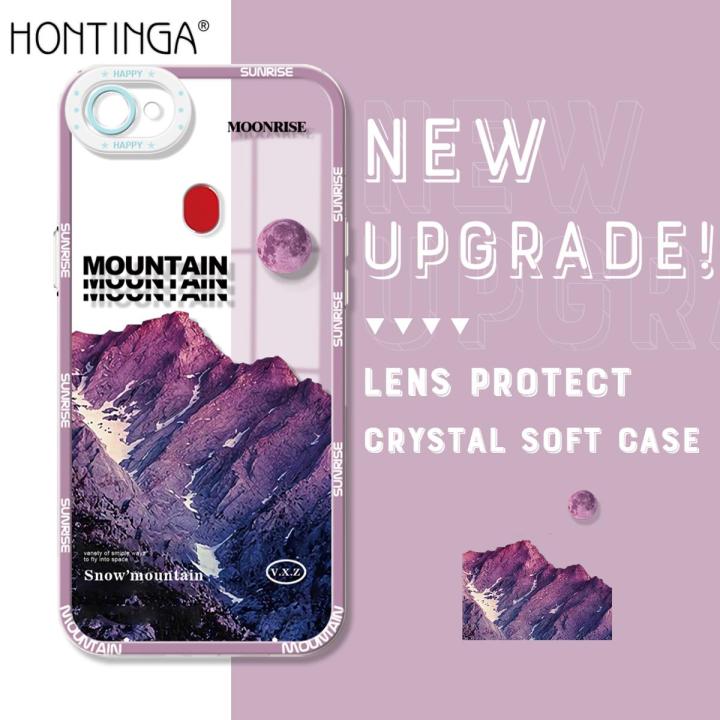 Hontinga for OPPO F7 F7 Pro Back Cover Sunrise Mountain Crystal Case ...