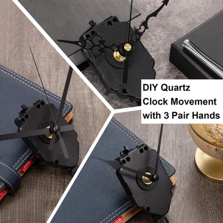 NCANRUI DIY Pendulum Clock Movement Mechanism with 3 Pairs Different ...
