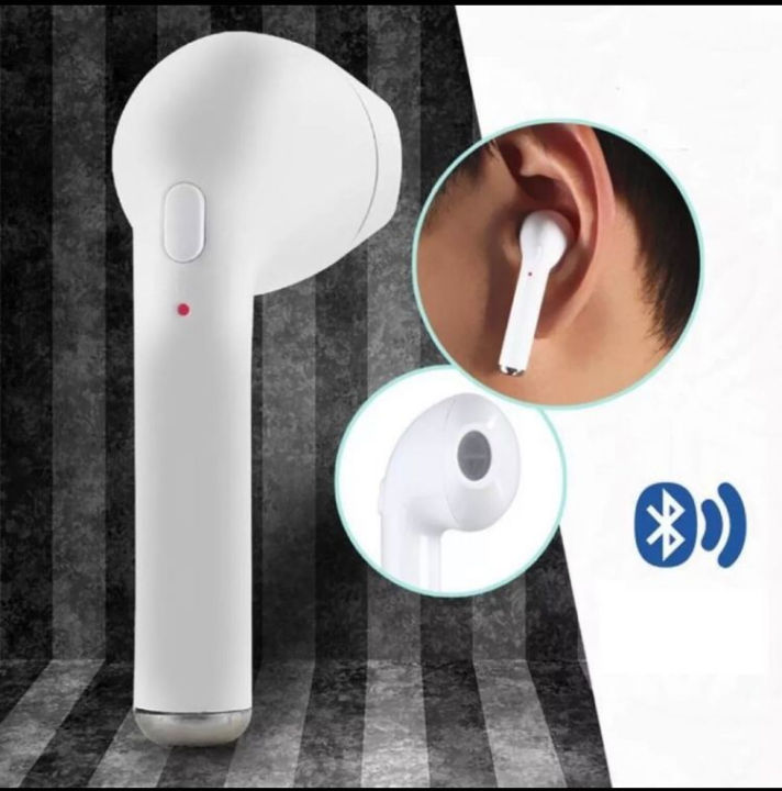 i7 Single Wireless Earbud – Bluetooth Handsfree with Stereo Sound ...