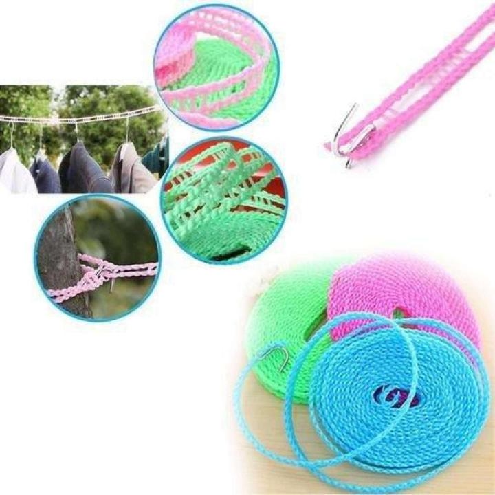 Plastic Cloth Hanging Rope Clothesline - 5 Meters | Daraz.pk
