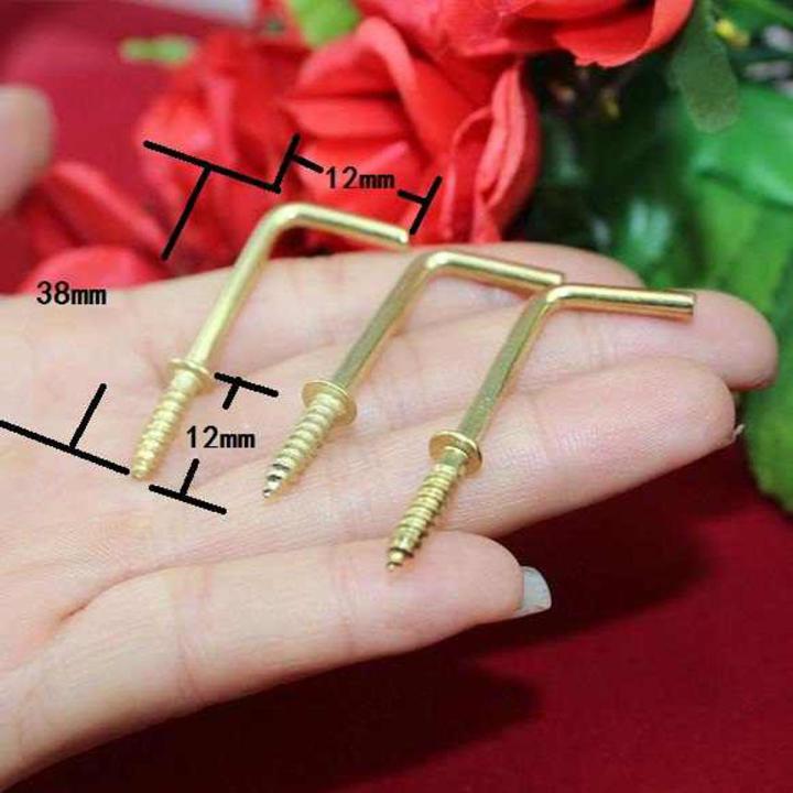 Galvanized Right Angle Wood Screw L Styled Hooks, Light Hooks, 7 Styled ...