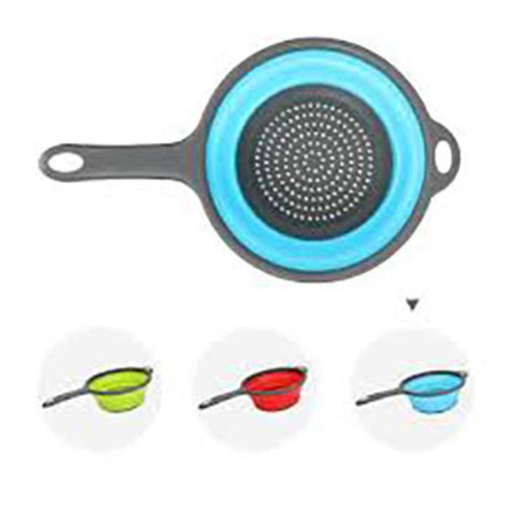 Multipurpose Strainer for Kitchen Uses - Foldable Silicone Colander ...