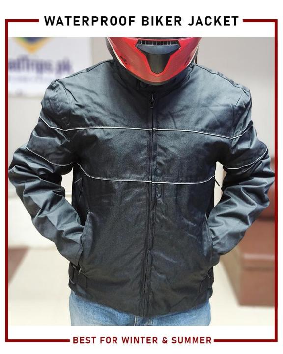 Waterproof Biker Jacket | Daraz.pk