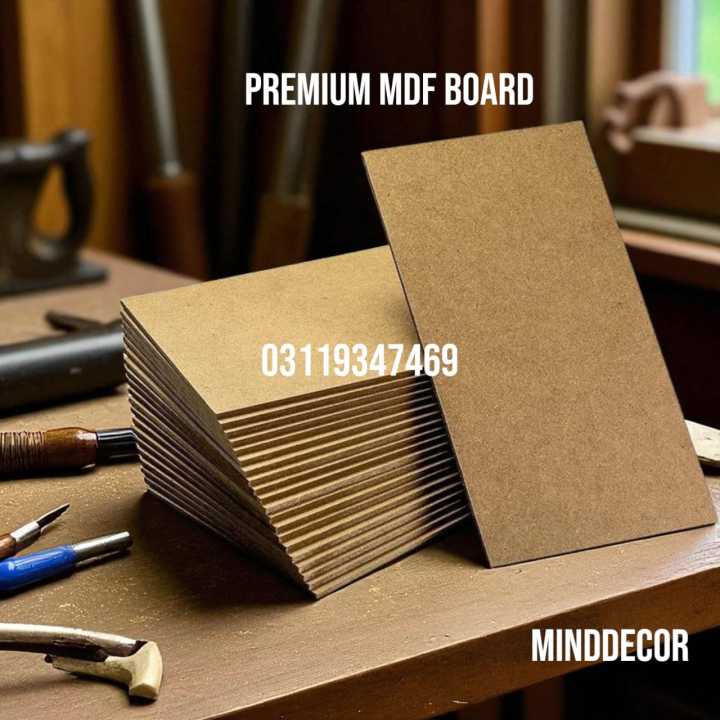 Plain MDF Sheets 3.2mm – Sizes: 4x6, 5x7 6x8 Inch | For Painting, Resin ...