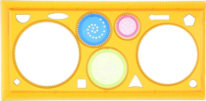 New Spirograph Geometric Ruler Stencil Design Ruler Set Spiral Art ...