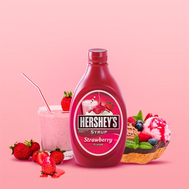 Hersheys Strawberry Flavour Syrup - 24 oz (680 g) | Daraz.pk