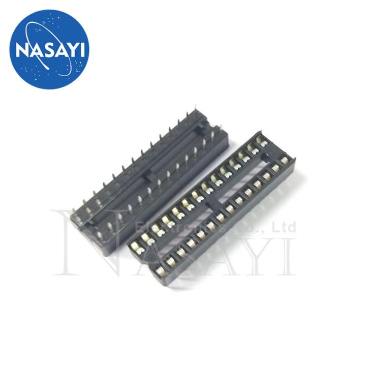 IC socket integrated block in-line DIP single-chip microcomputer chip flat foot base sub 28P ...