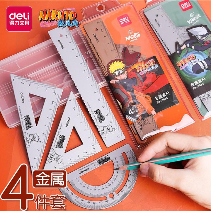 Powerful fire shadow metal ruler a set of primary school students with ...